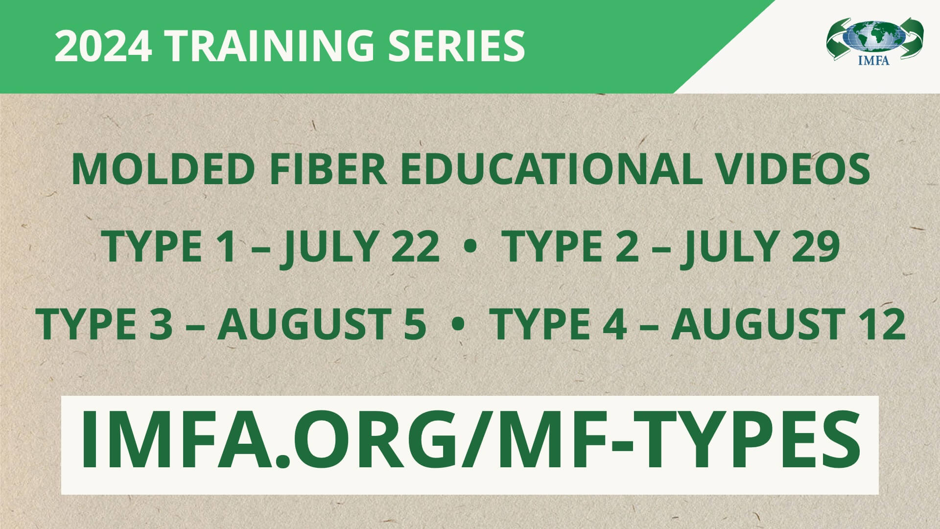 Molded Fiber 101 - International Molded Fiber Association